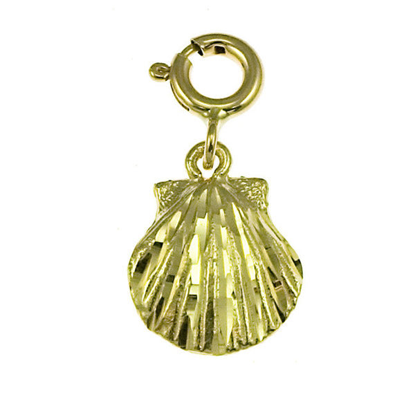 14K GOLD NAUTICAL CHARM - SHELL #213